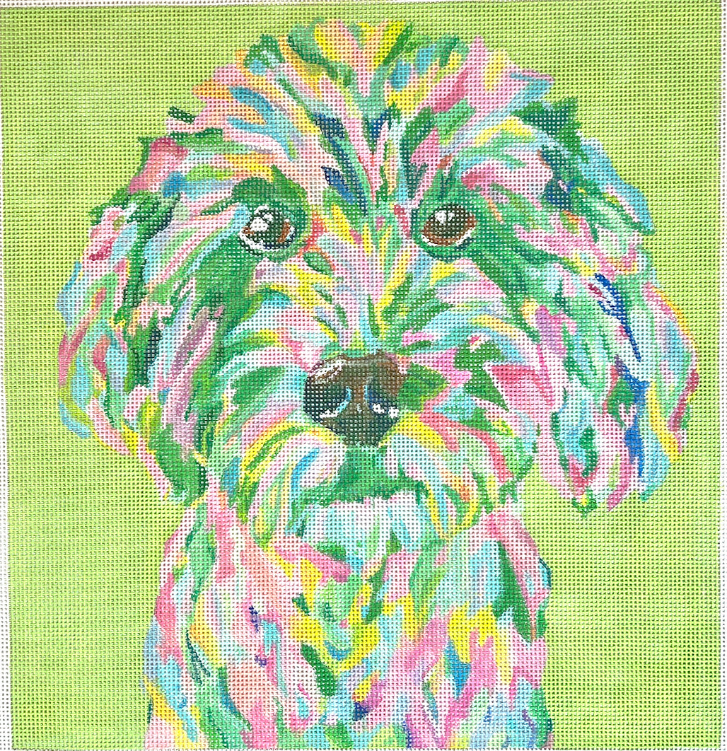 Kate Dickerson MC-PL-24 Golden Doodle – Stitch by Stitch