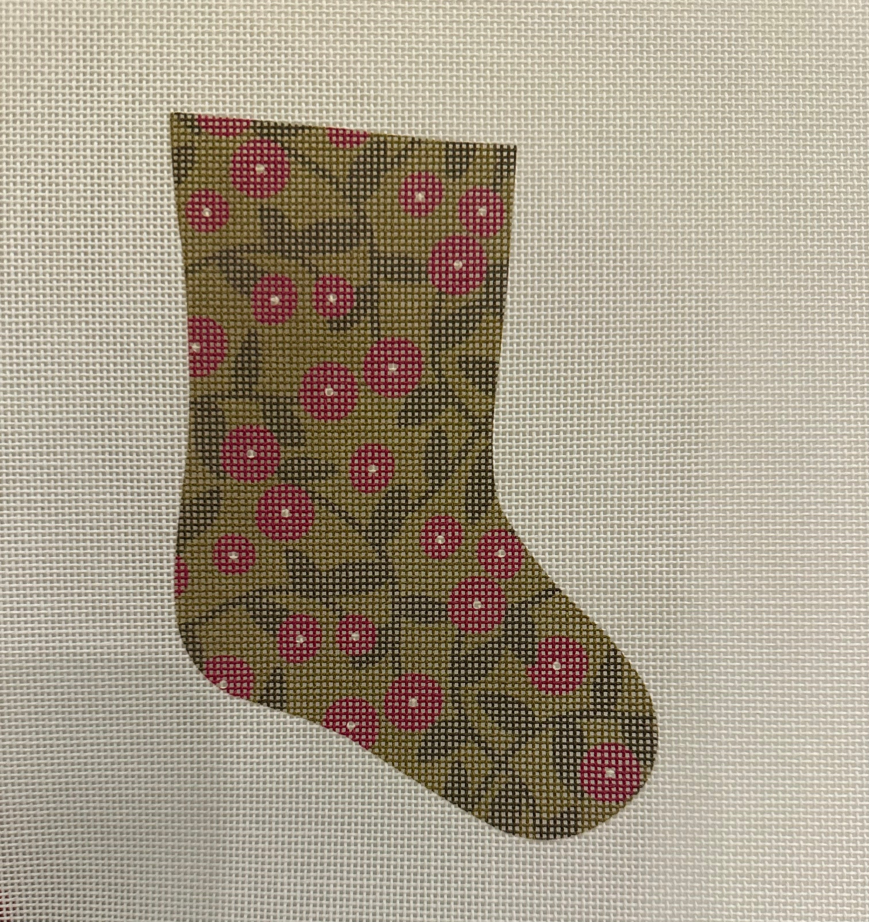 Lizzie Clark Lc1910248s Cranberry Mini Stocking Stitch By Stitch