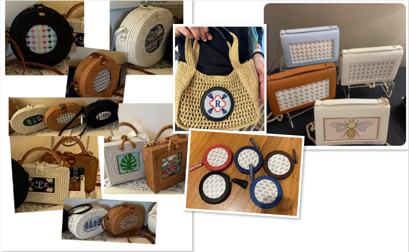Leather, Wicker, Straw, Plastic Bags & Purses – Stitch by Stitch