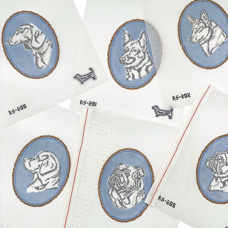 Atlantic Blue Cameos – Stitch by Stitch