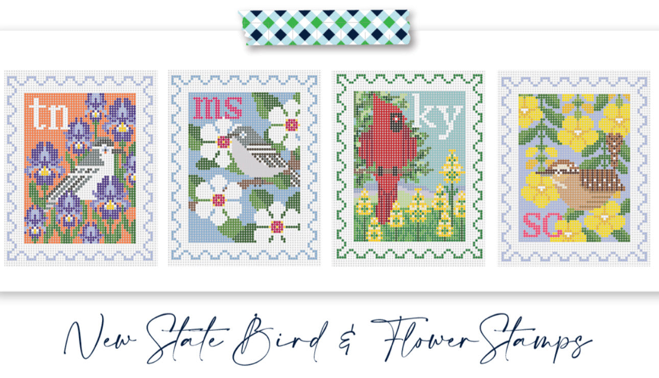 Wipstitch State Stamp Collection – Stitch by Stitch