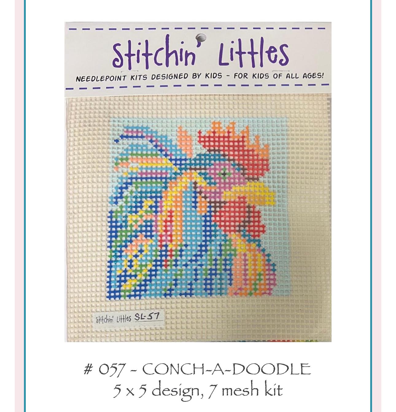 Stitchin' Littles SL-057 Conch-a-Doodle – Stitch by Stitch
