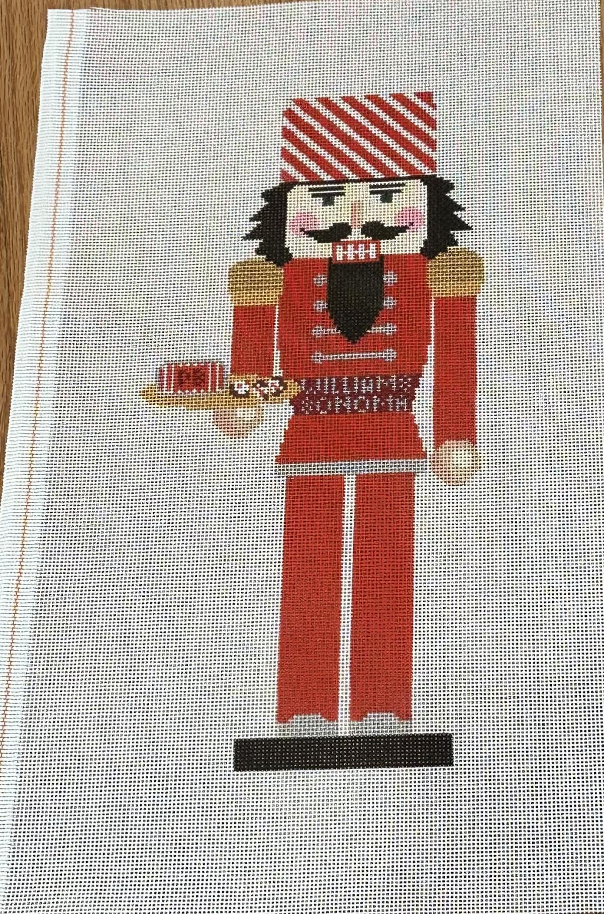 SG Designs Williams Sonoma Peppermint Bark Nutcracker – Stitch by Stitch