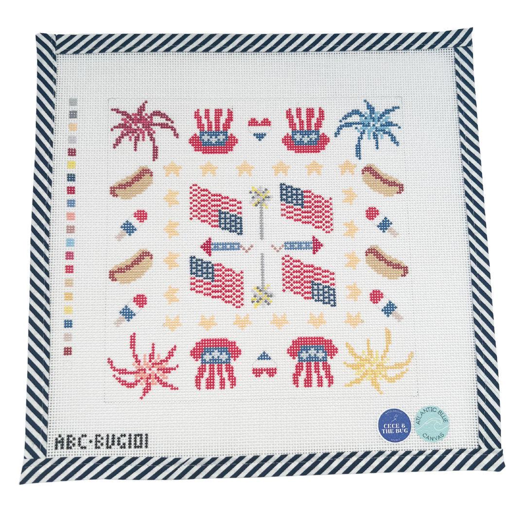 Atlantic Blue ABC-BUG101 USA & Patriotic – Stitch by Stitch