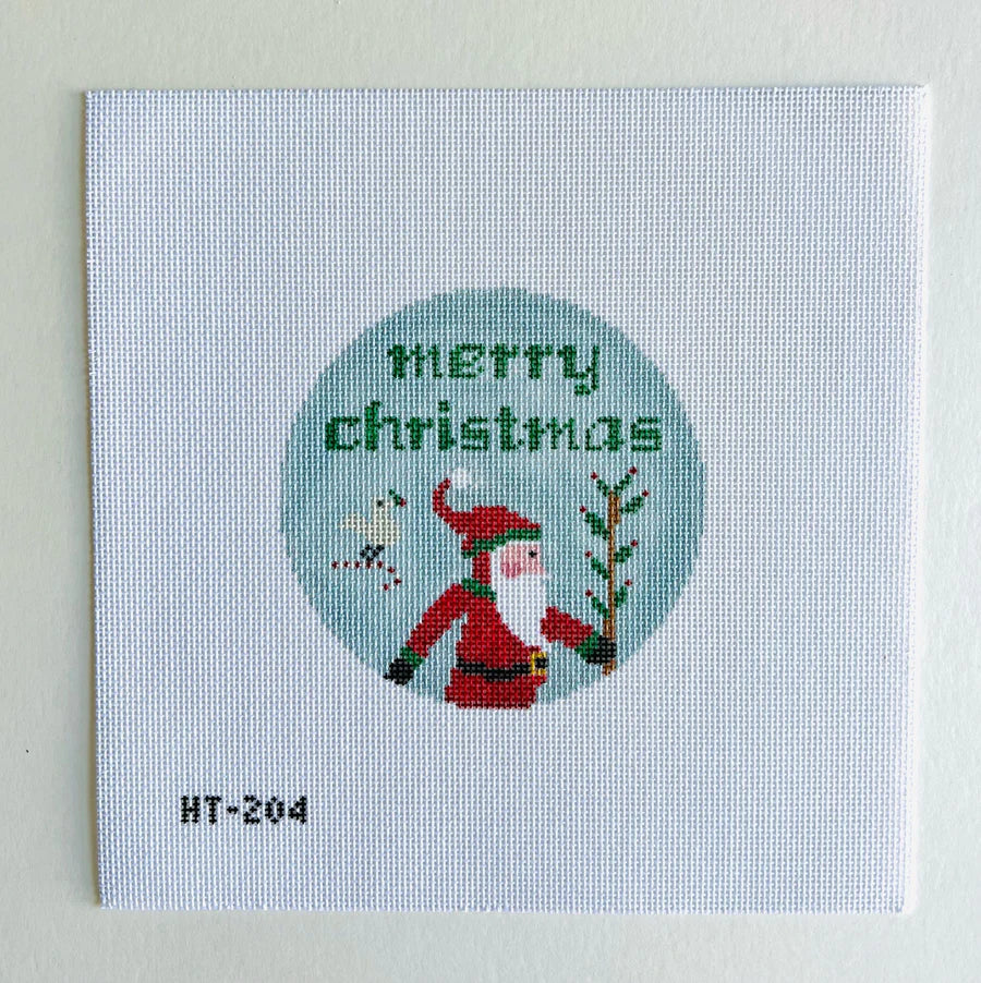 Hello Tess HT204 Merry Christmas Round – Stitch by Stitch
