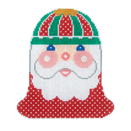 Shelly Tribbey Designs CB16 Santa Face Bell – Stitch by Stitch