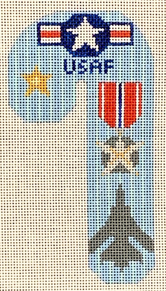 Danji Designs CH-538 USAF Candy Cane – Stitch by Stitch