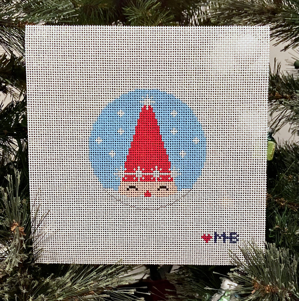 Lovemhbstudio CHR105 Santa Round – Stitch by Stitch
