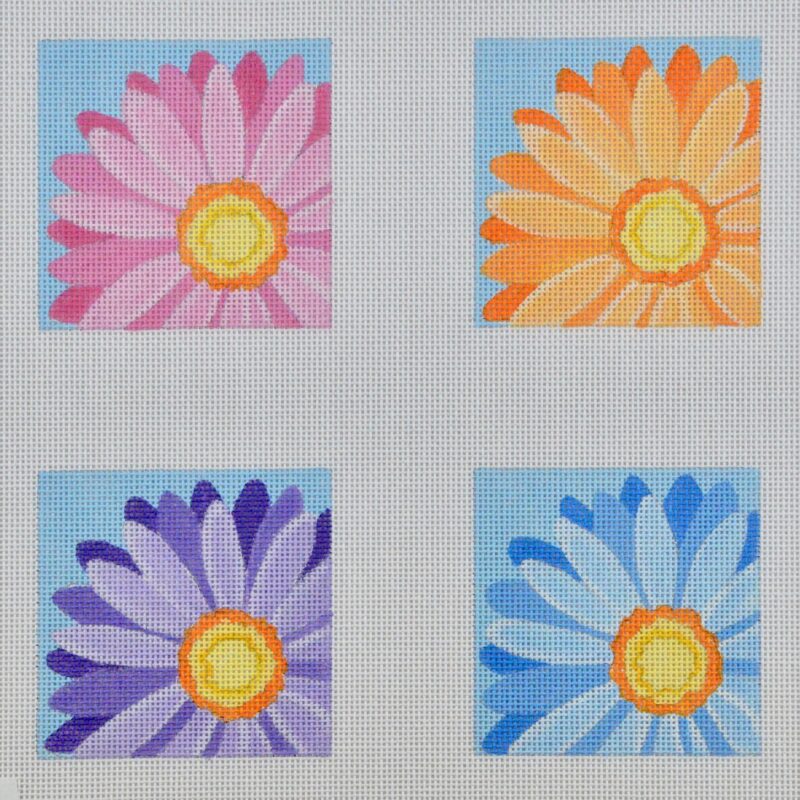 Pepperberry CS02-B Crazy Daisy Coasters – Stitch by Stitch