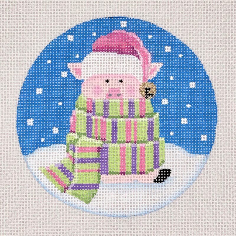 Pepperberry FA02 All Wrapped Up Pig – Stitch by Stitch