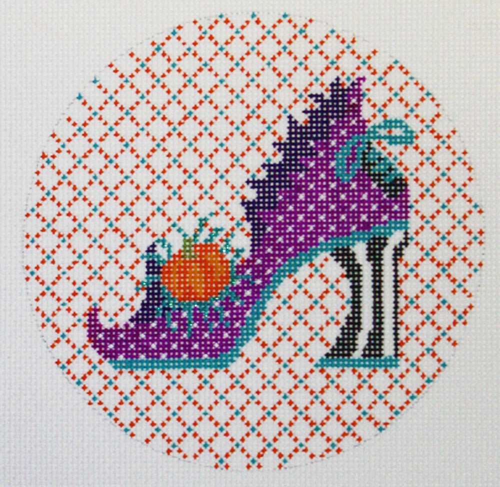 Shelly Tribbey Designs H12 Halloween Shoe – Stitch by Stitch