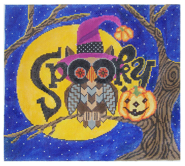 Shelly Tribbey Designs H322 Spooky Halloween Owl – Stitch by Stitch