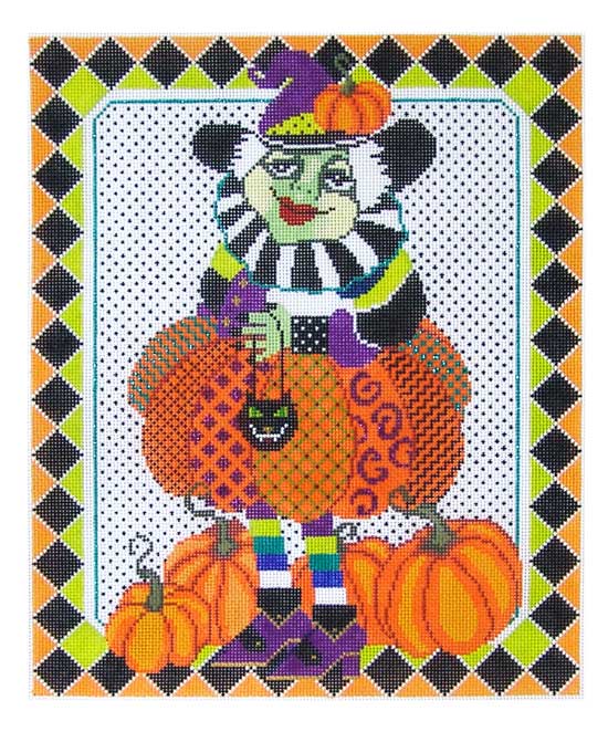 Shelly Tribbey Designs H360 Pumpkin Patch Witch – Stitch by Stitch
