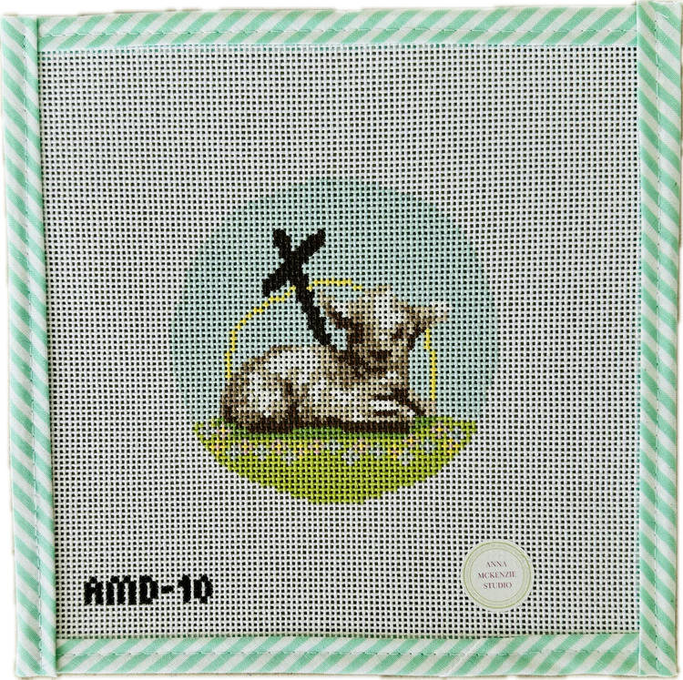 Atlantic Blue Lamb of God – Stitch by Stitch