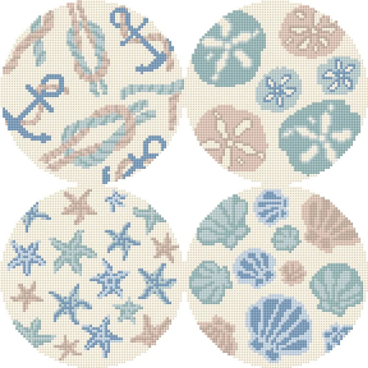 Atlantic Blue BUG-66 Cece & The Bug Scallop Shell – Stitch by Stitch