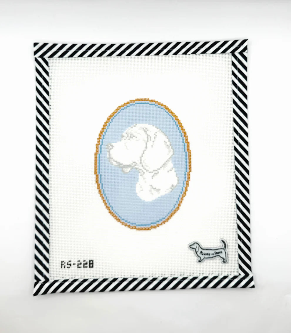 Atlantic Blue RS-228 The Beagle Dog Cameo – Stitch by Stitch