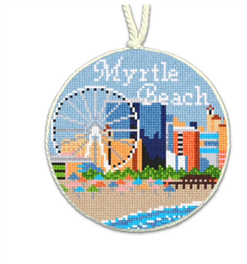 Needlepaint 5" Myrtle Beach – Stitch by Stitch