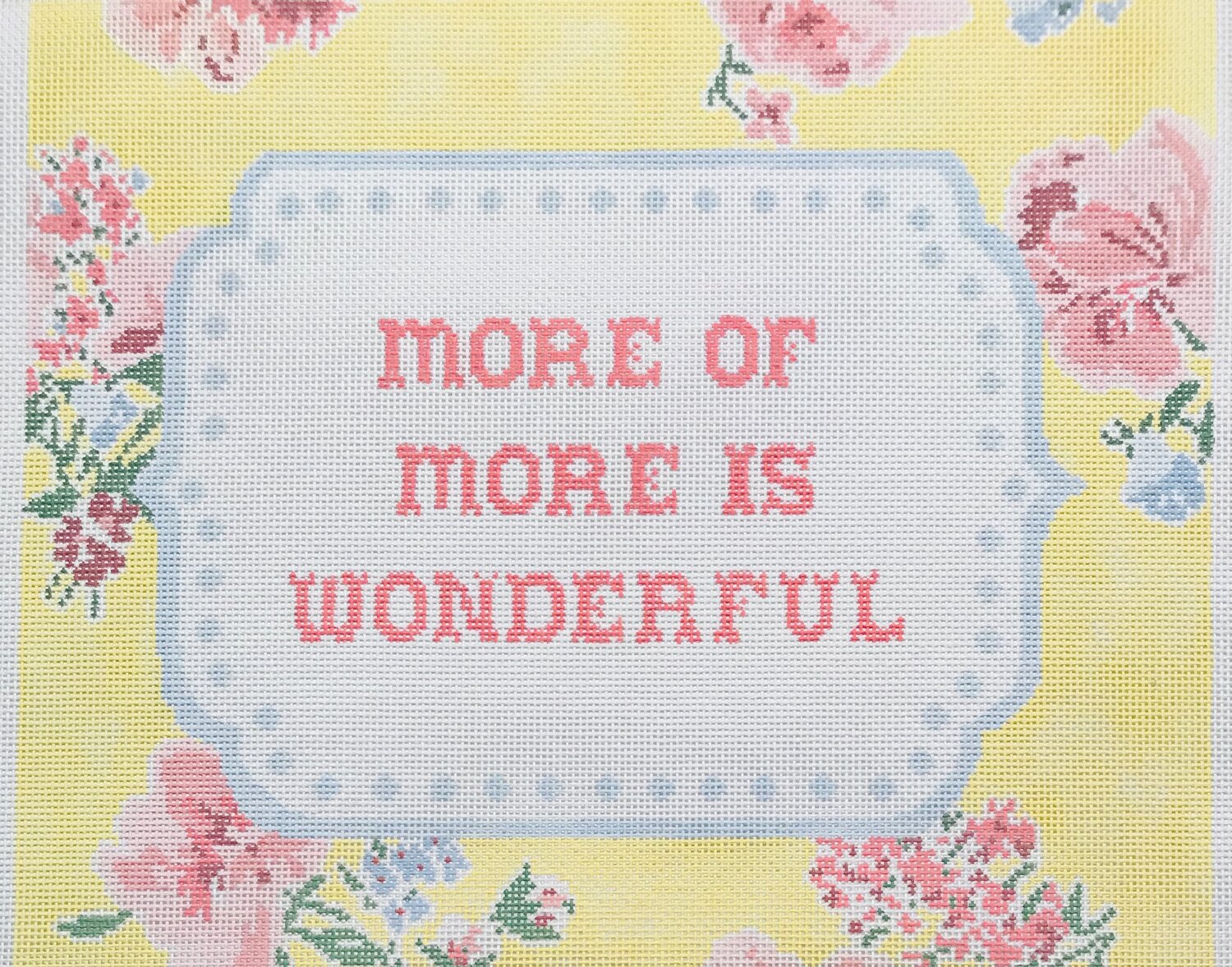 Plum Stitchery MC23 More of More Is Wonderful – Stitch by Stitch