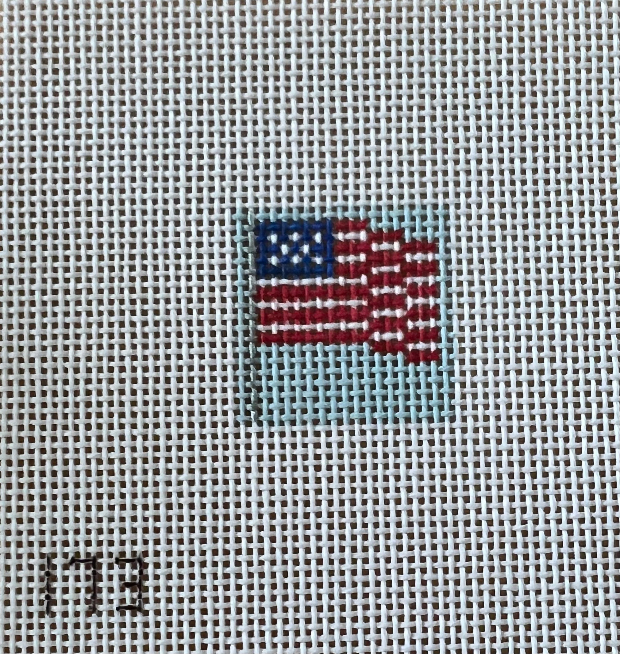 NPJ Design 173 American Flag – Stitch by Stitch