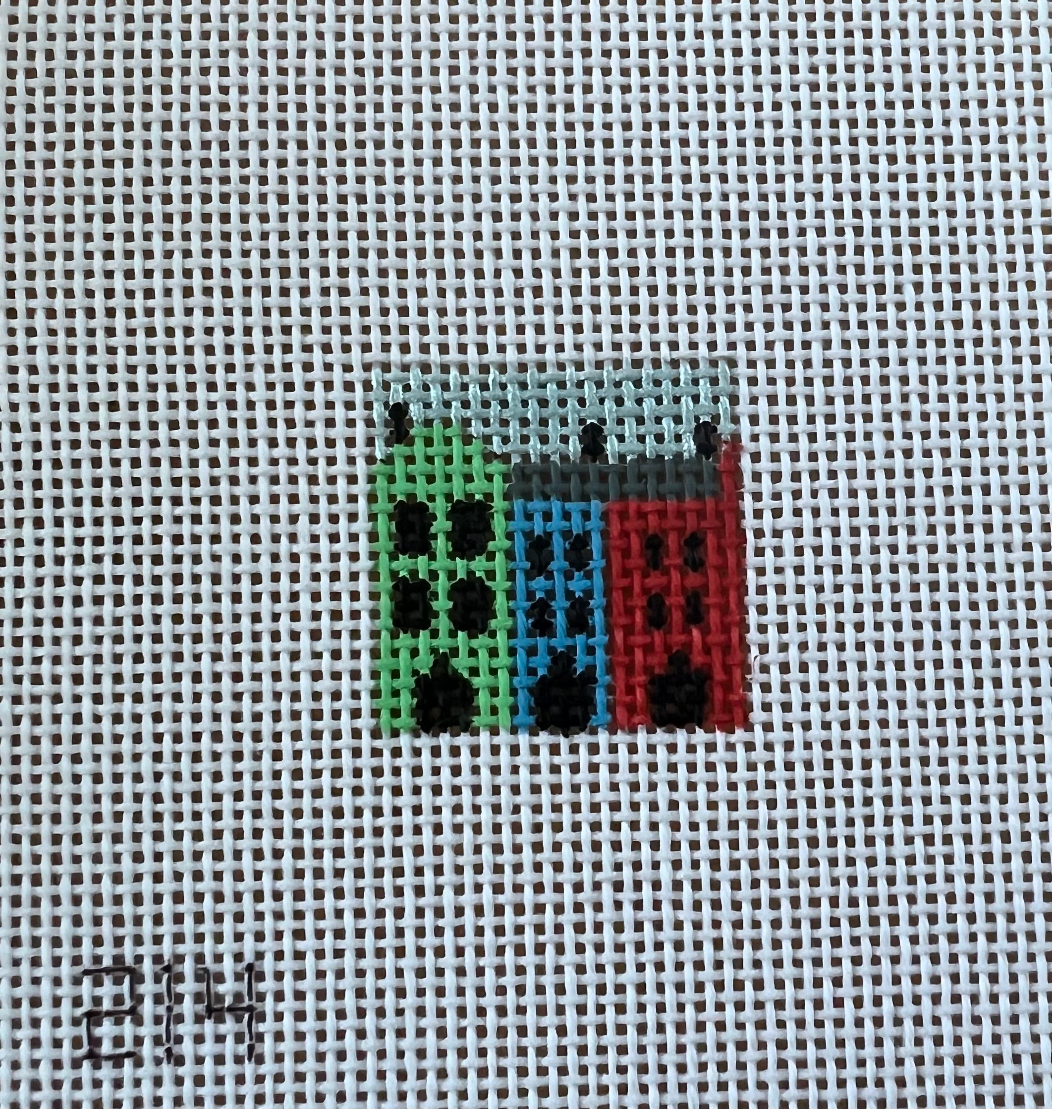 Blue Water Designs 214 Rainbow Row – Stitch by Stitch