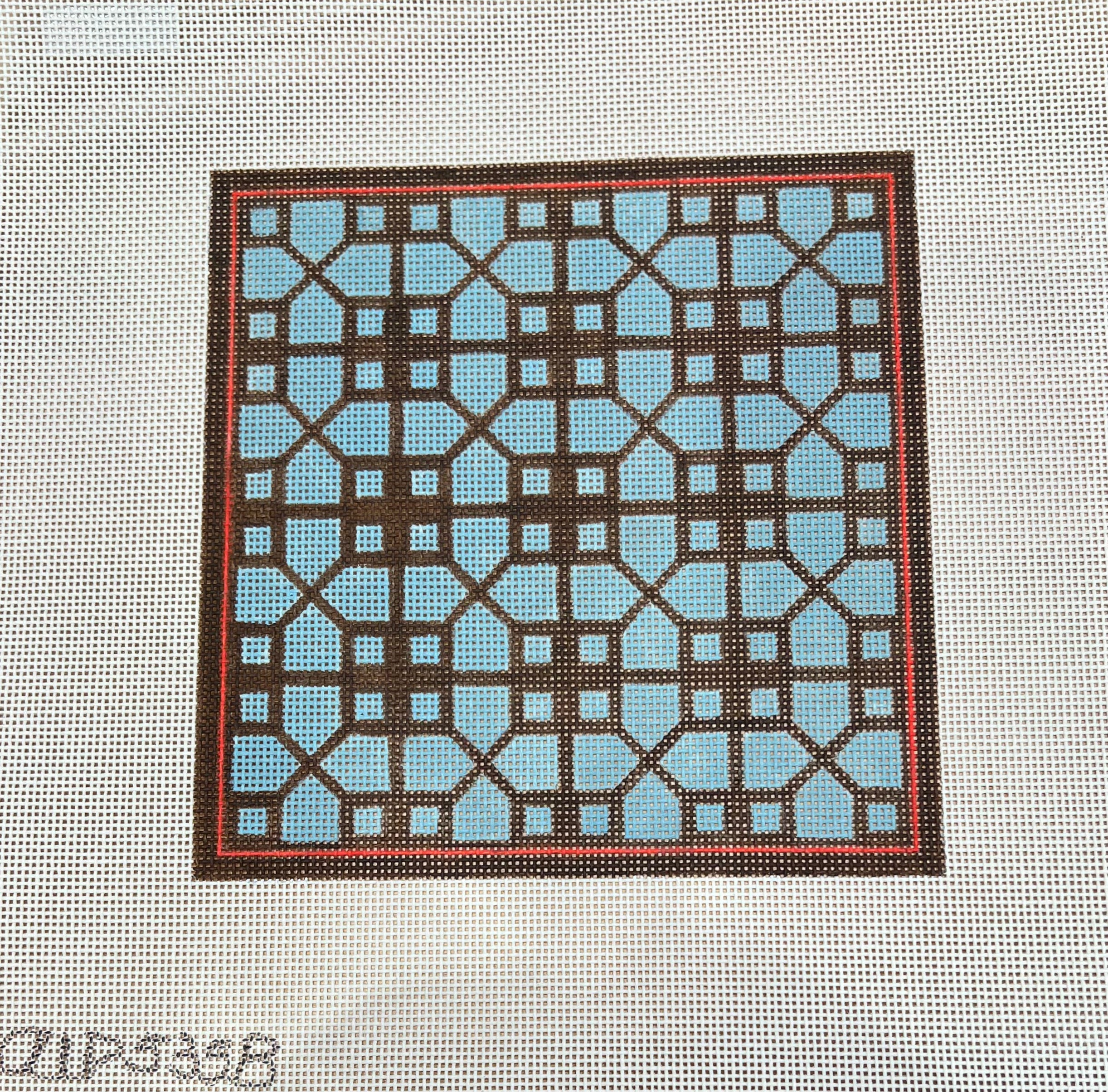 Ann Wheat Pace AWP535B Lattice Brown Fretwork – Stitch by Stitch