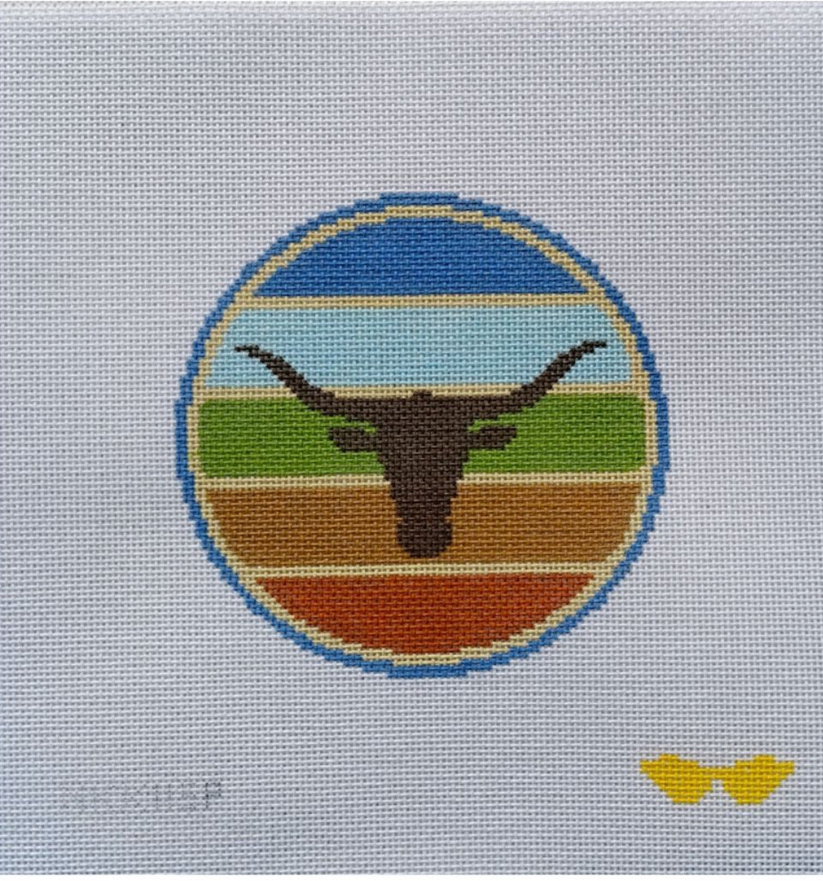 Audra Designs NKK115P Longhorn Round – Stitch by Stitch