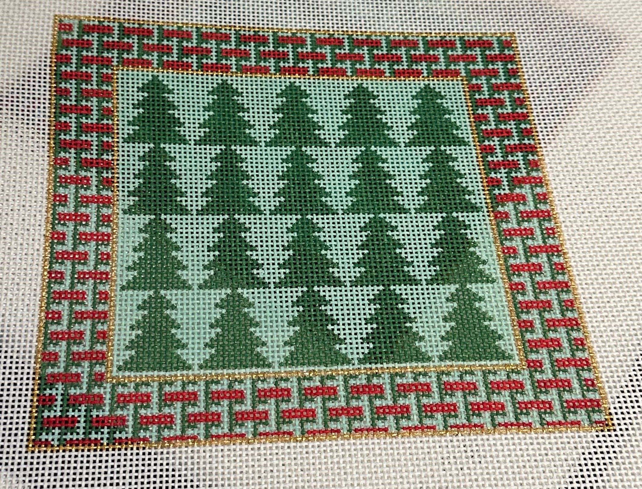 Goodpoint Needlepoint GP73 Interlocking Trees – Stitch by Stitch