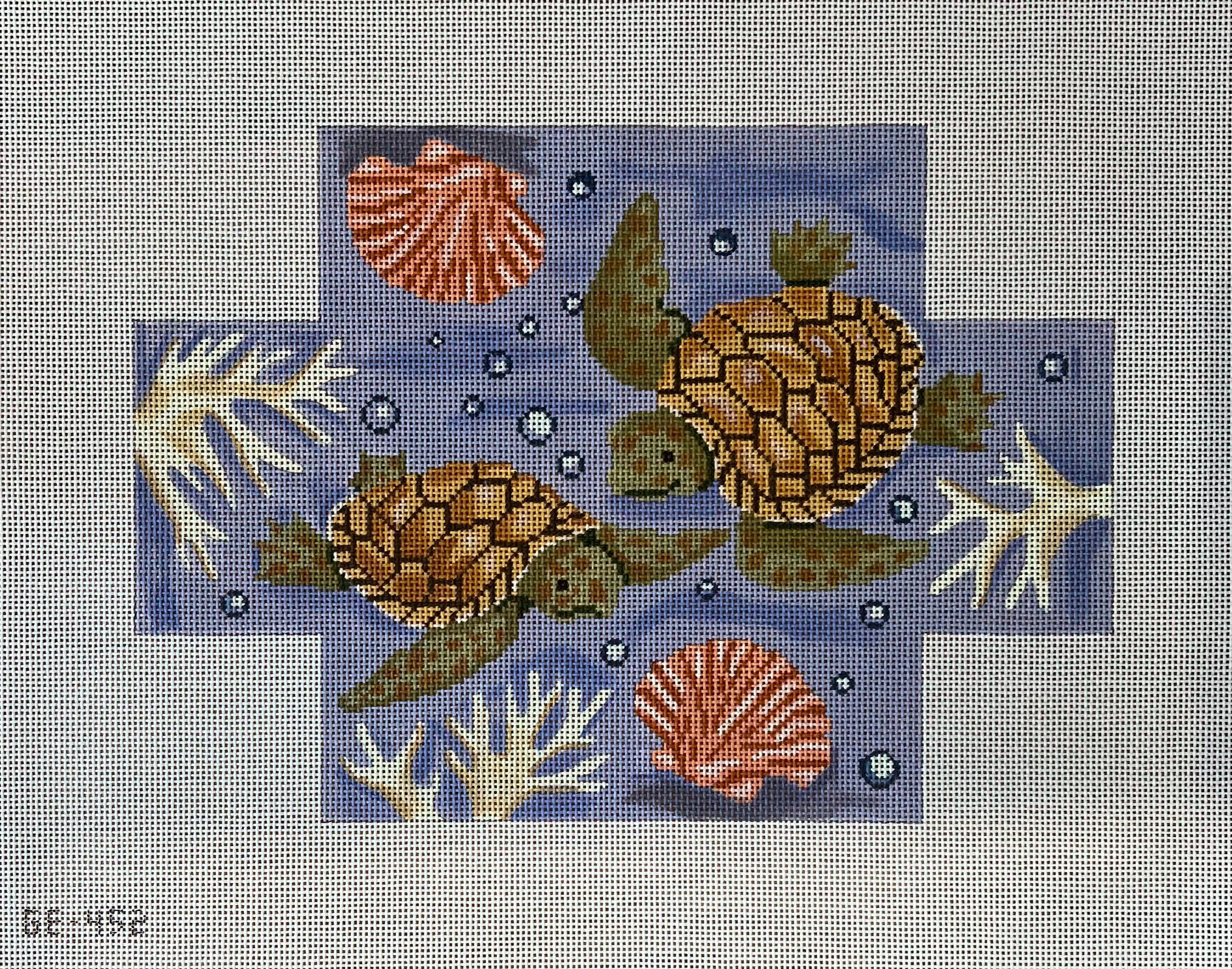 Gayla Elliott P452 Sea Turtle Brick Cover – Stitch by Stitch