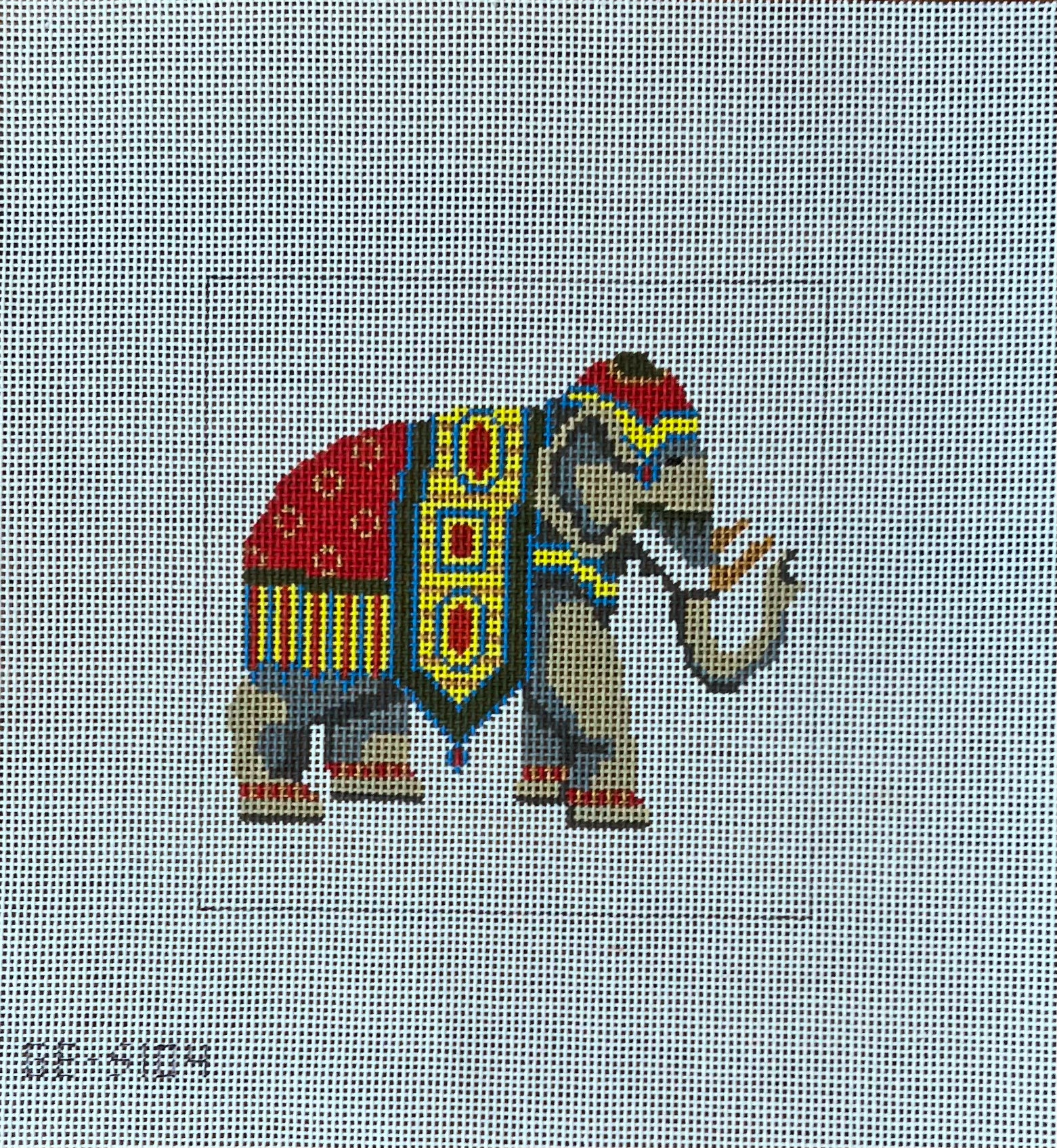 Gayla Elliott S104 Elephant Box Top – Stitch by Stitch