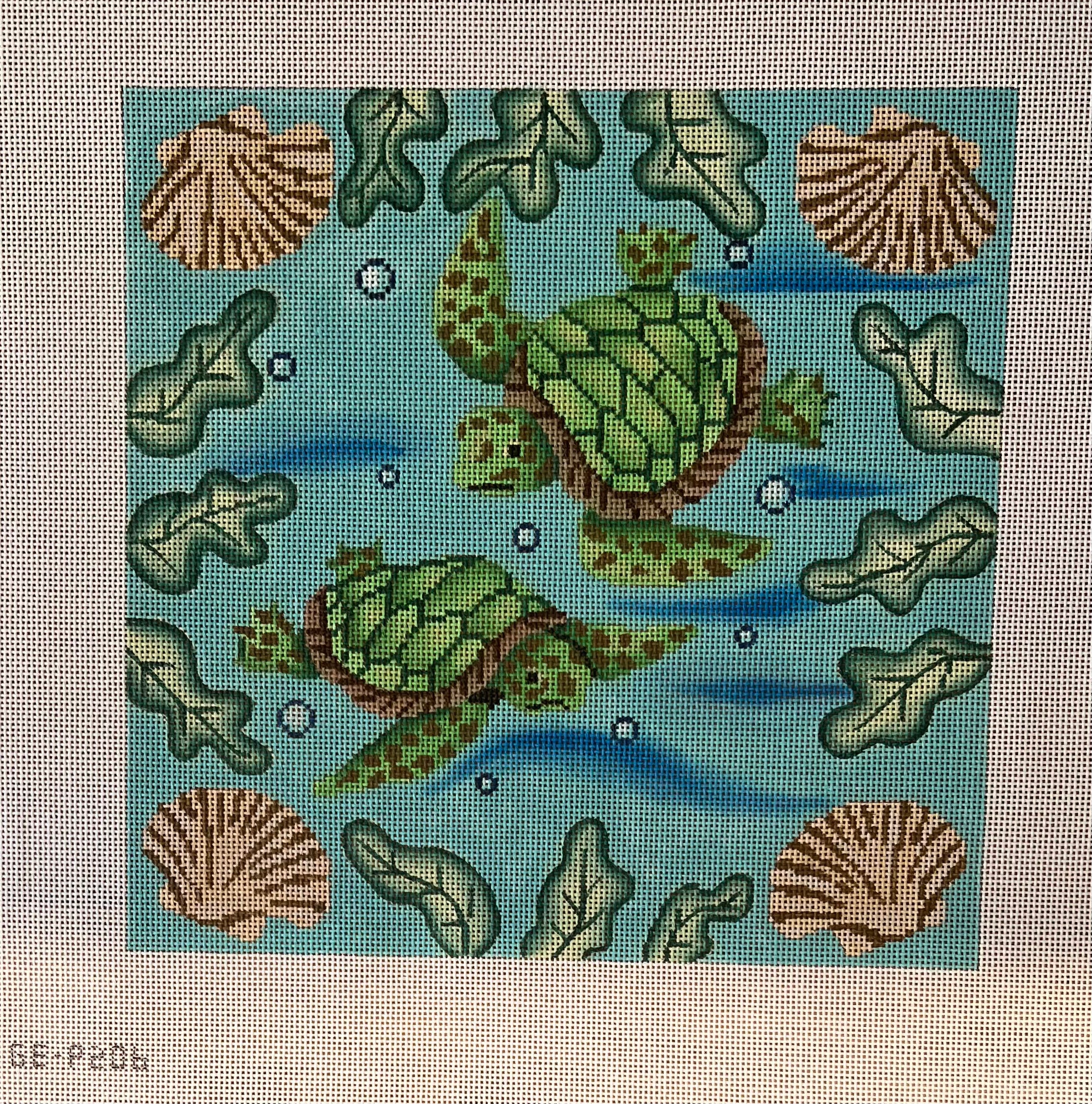 Gayla Elliott P206 Sea Turtles – Stitch by Stitch