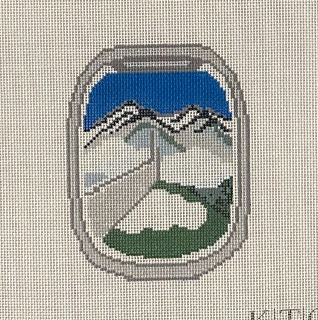 K52 Airplane Mountain Window – Stitch by Stitch