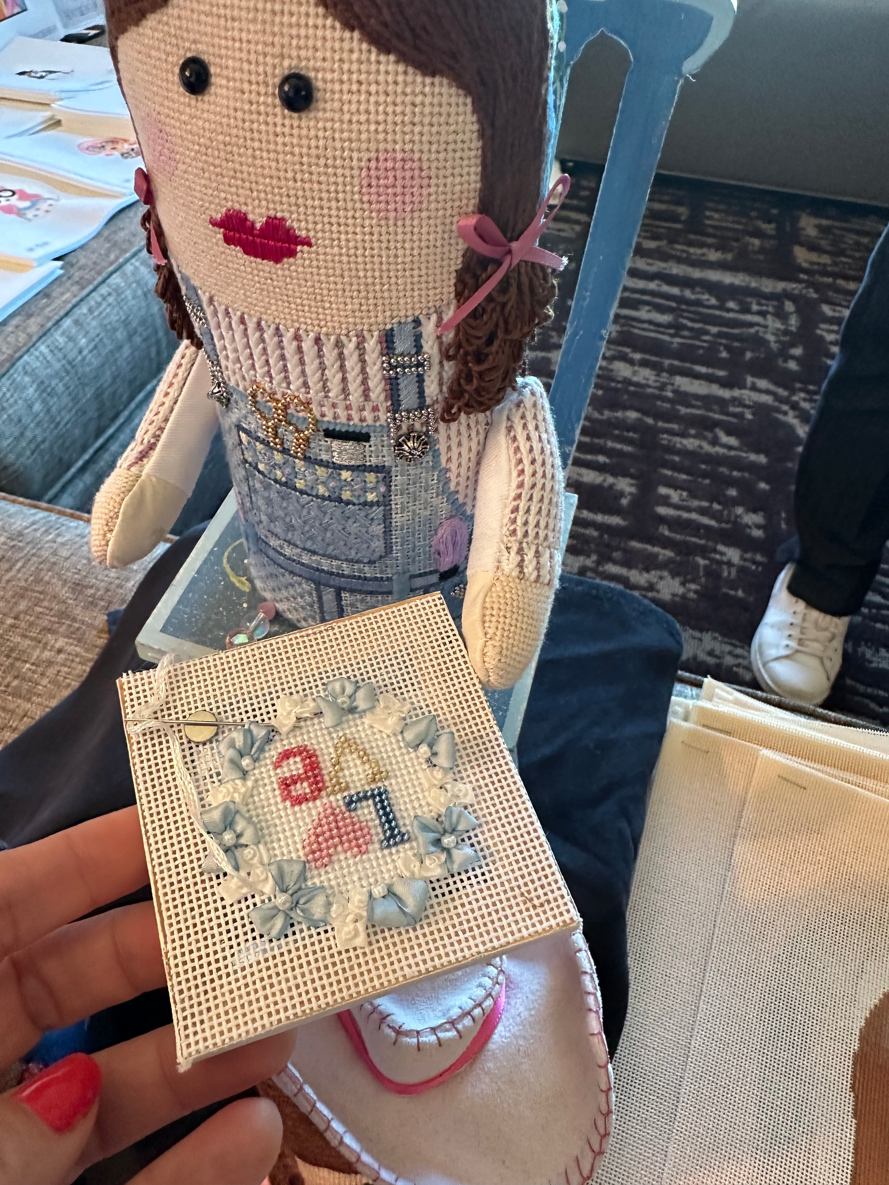 Sew Much Fun Stitcher Girl – Stitch by Stitch