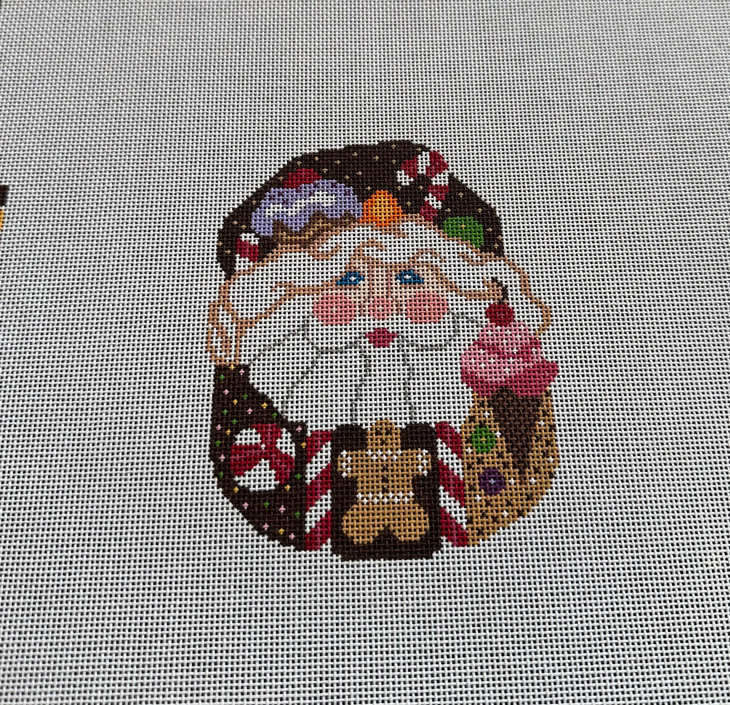 Shelly Tribbey Designs C38K Gingerbread Santa – Stitch by Stitch