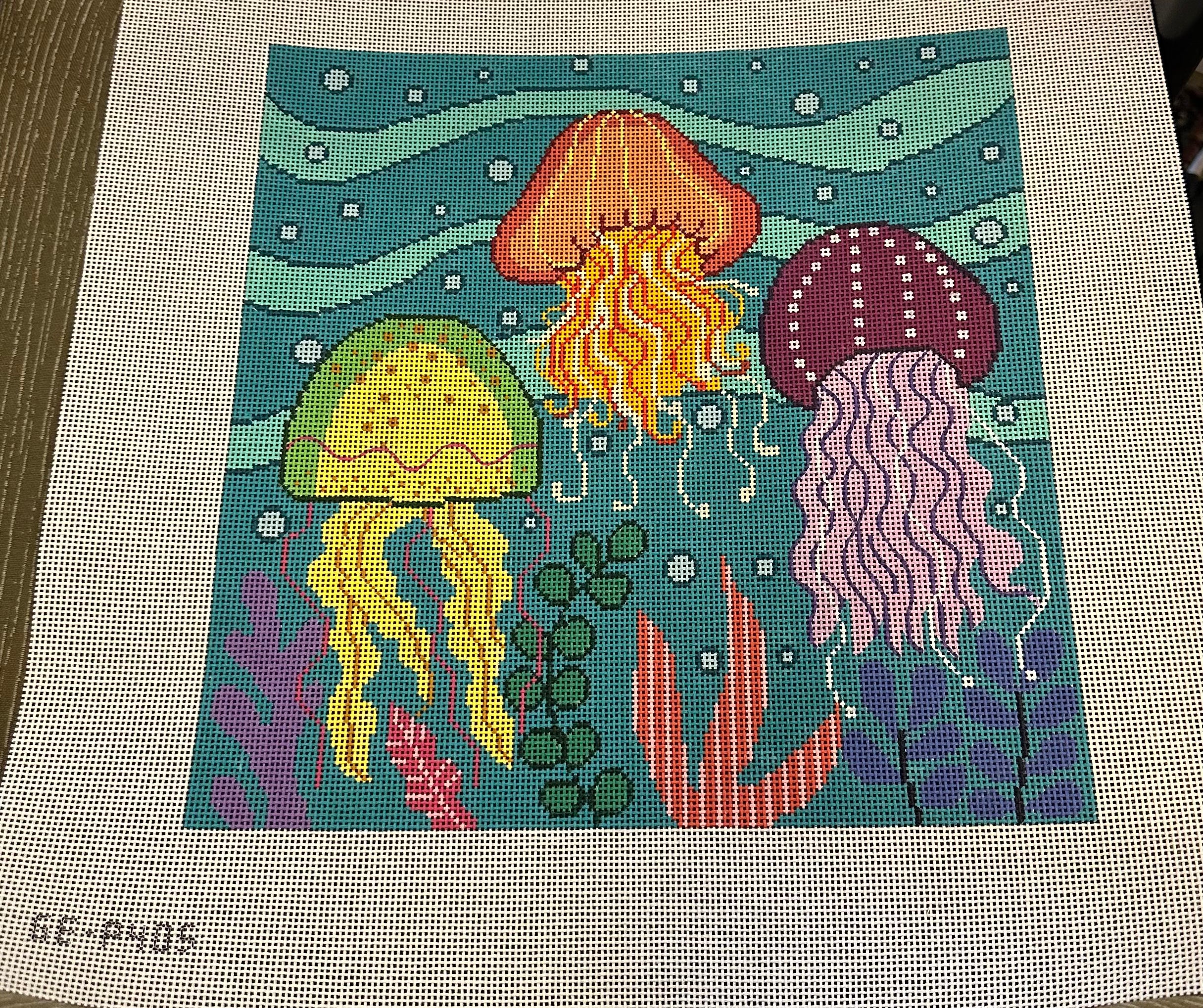 Alice Peterson Gayla Ellioot GEP405 Jelly Fish Parade 5 – Stitch by Stitch