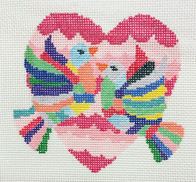 Plum Stitchery CP-2B Two Turtle Doves – Stitch by Stitch