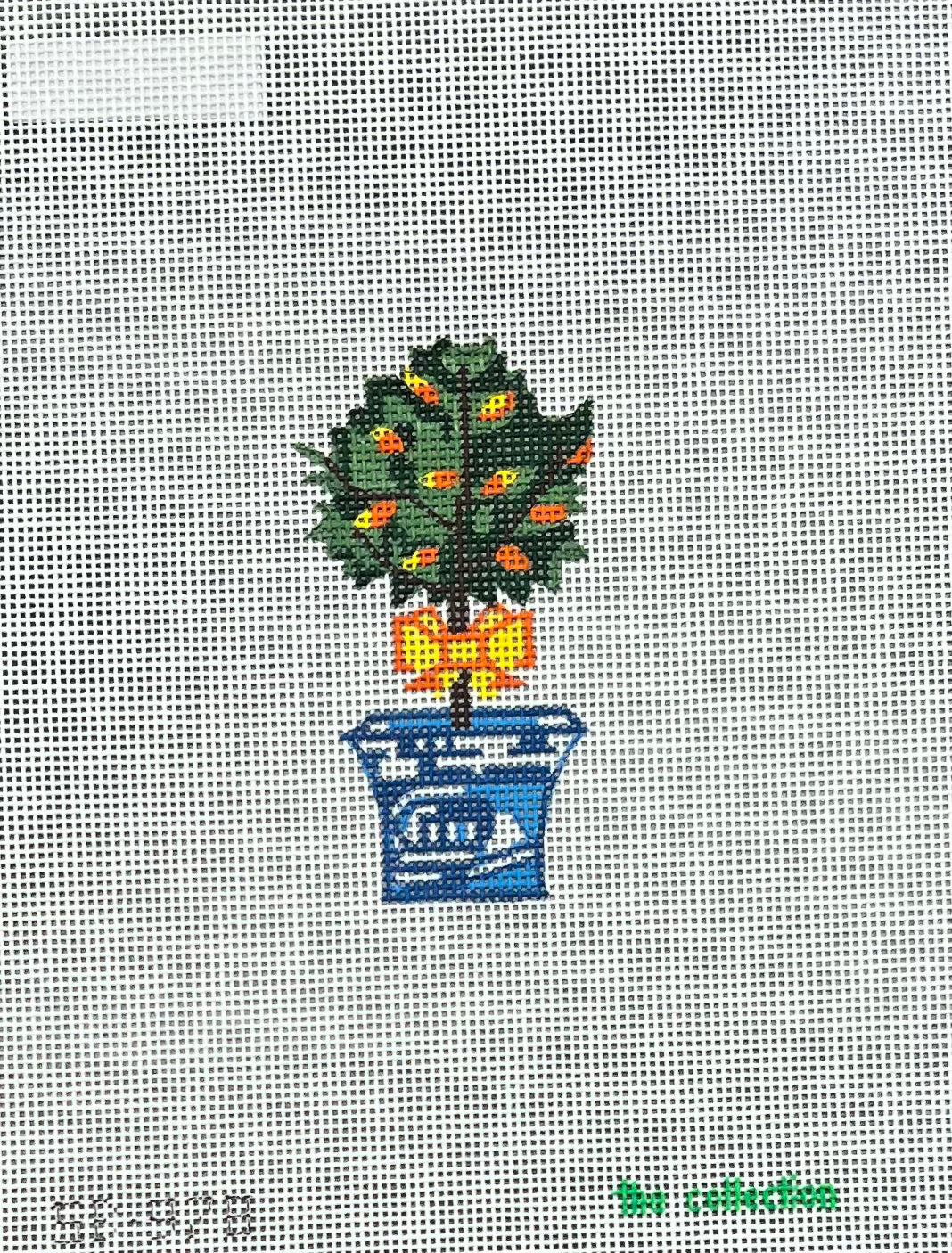 The Collection SB978 Topiary Yellow Bow – Stitch by Stitch