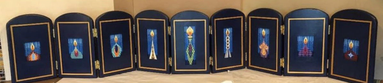 Tapestry Fair 3003a-i 9 Piece Menorah – Stitch by Stitch