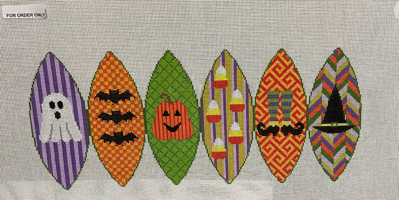 Kristine Kingston PK 602 Halloween Pumpkin 6" 18 mesh – Stitch by Stitch