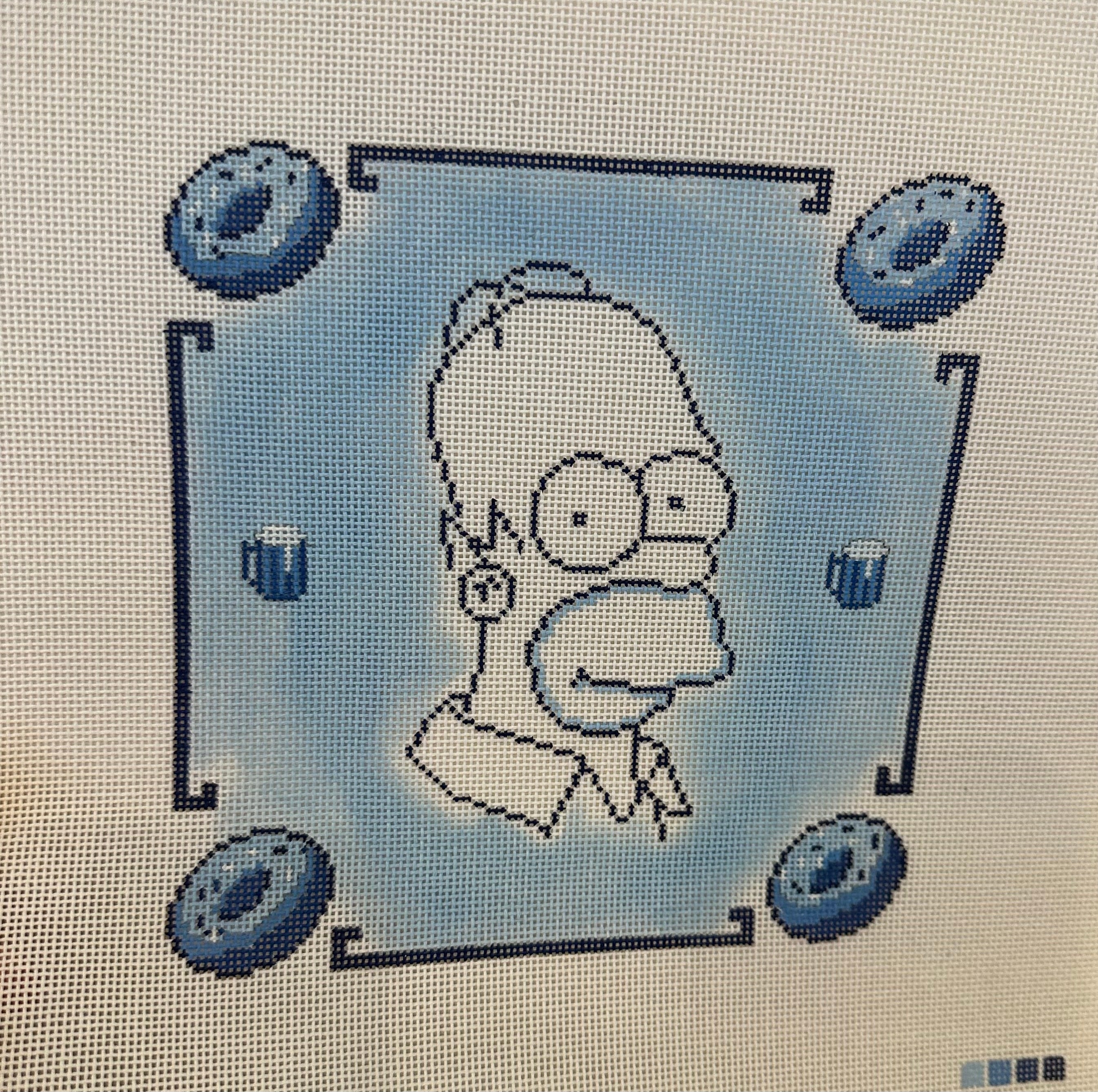 The Collection Froopy Designs FD184 Homer Chinoiserie – Stitch by Stitch