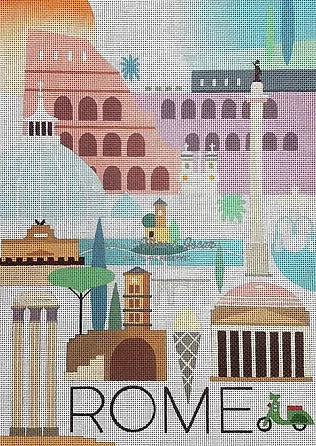 Painted Pony Designs Max and Oscar Rome – Stitch by Stitch