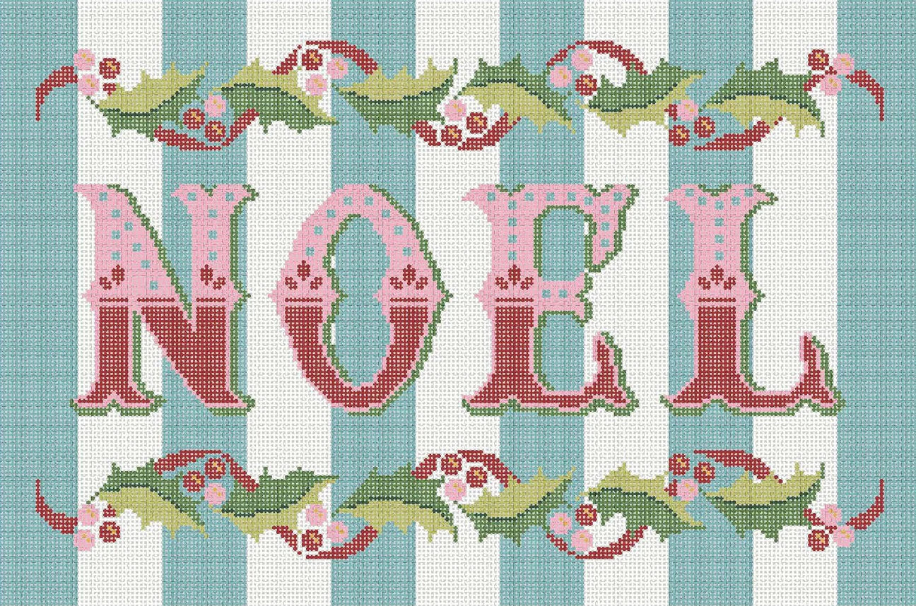 Officially Needlepoint KICH72 NOEL Pillow – Stitch by Stitch