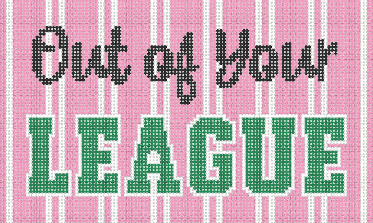 Officially Needlepoint K365 Out of Your League – Stitch by Stitch
