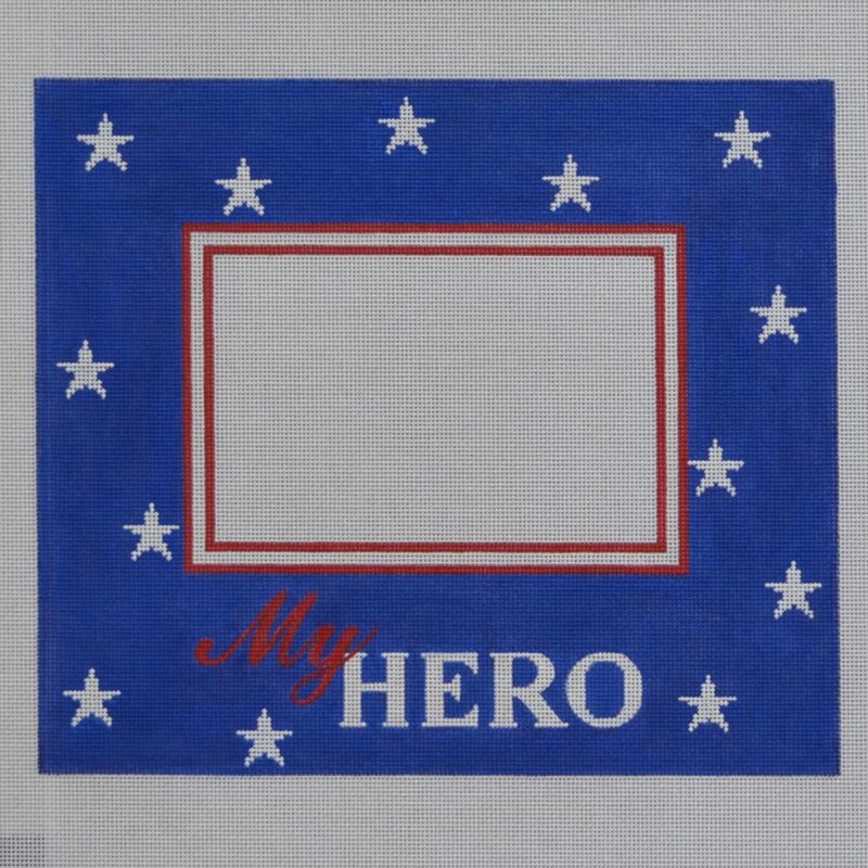 Pepperberry PA19 My Hero Frame Blue – Stitch by Stitch