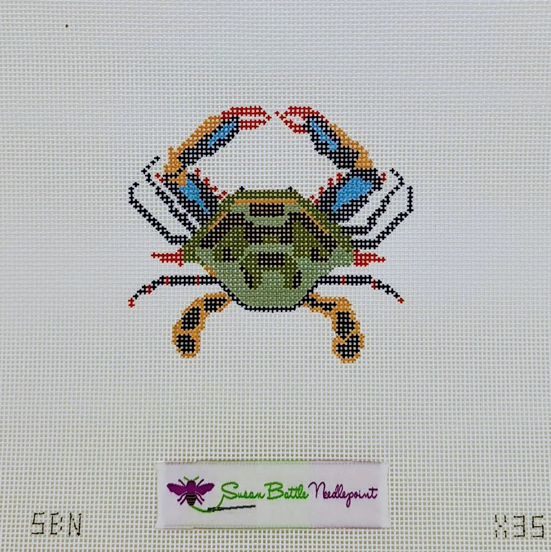 Susan Battle X35 Crab Ornament – Stitch by Stitch