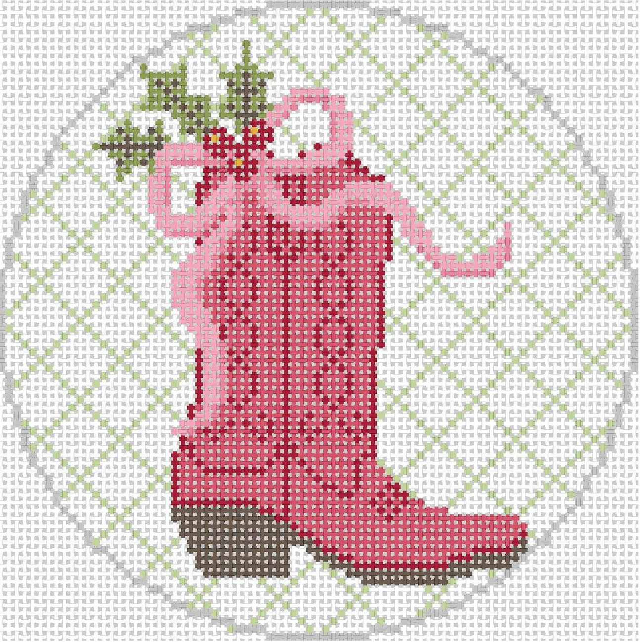 Kate Irby K311 Boot and Bow Pink Boot – Stitch by Stitch