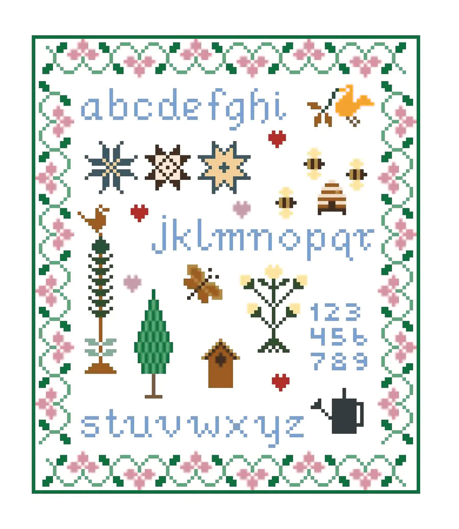 Hello Tess HT141 Sampler 1 – Stitch by Stitch