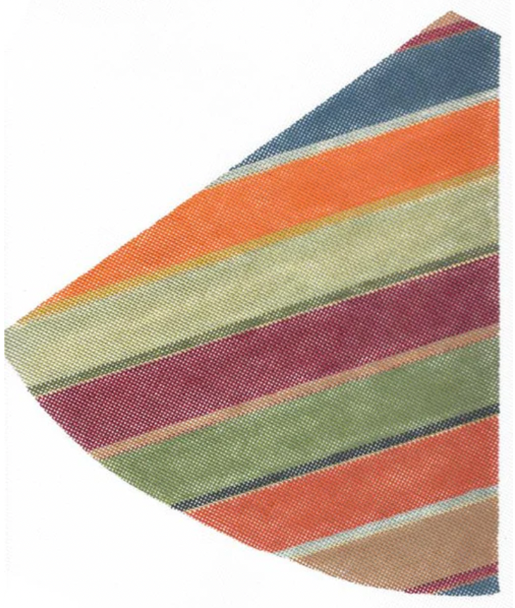 Kelly Clark KCNT28-18 Autumn Stripe Pillar Tree – Stitch by Stitch