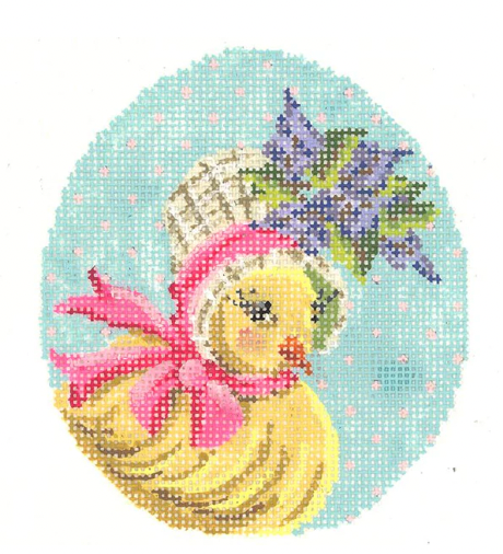 Kelly Clark KEA16-18 Miss Lilac Chick Egg – Stitch by Stitch