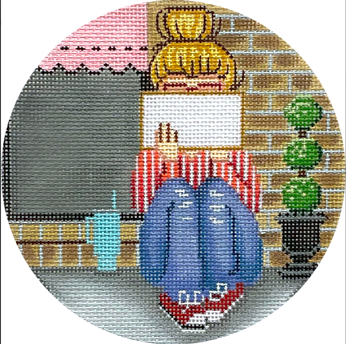 Gayla Elliott GS205 Stitching Girl Ornament – Stitch by Stitch