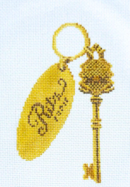 Atlantic Blue Ritz Paris Key – Stitch by Stitch